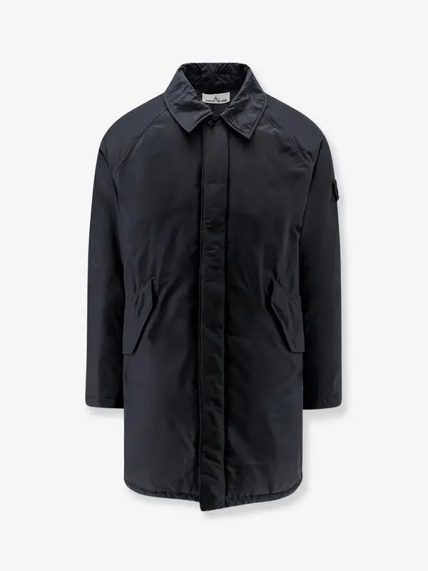 Stone Island Micro Reps Padded Long Jacket