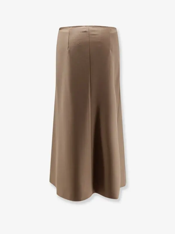 NUDE Wool Blend Long Skirt