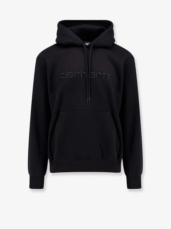 Carhartt Work In Progress Hooded Cotton Blend Sweatshirt - Black