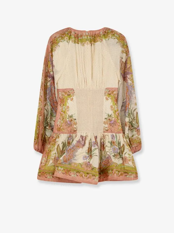 Zimmermann Indra Mini Dress - Beige