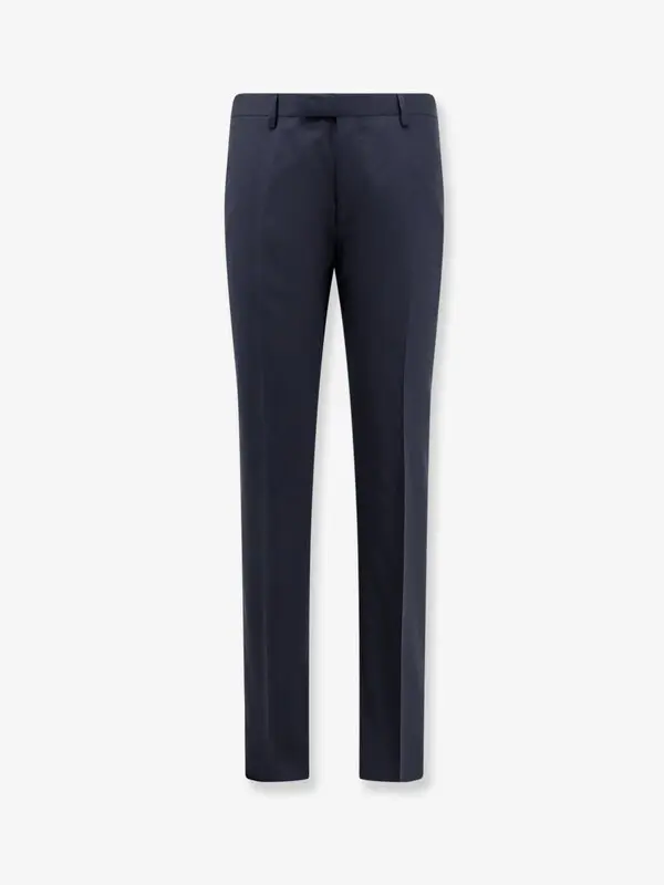 LARDINI Stretch Wool Trousers