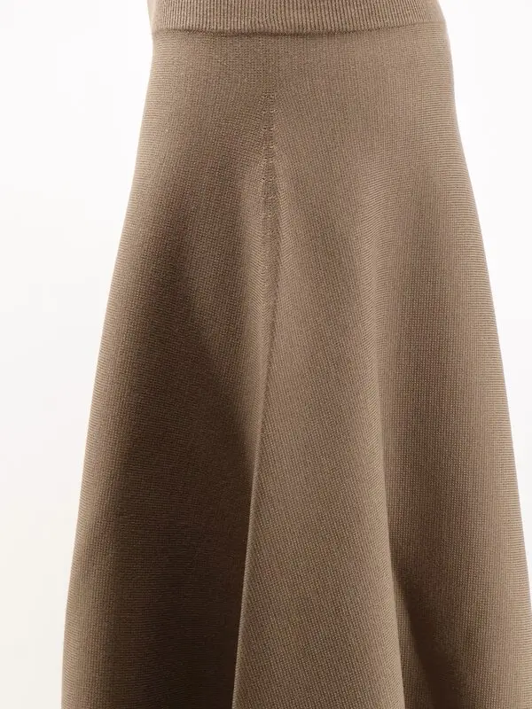 NUDE Knitted Long Skirt