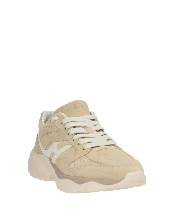 Hogan Sneakers Cream Size Leather