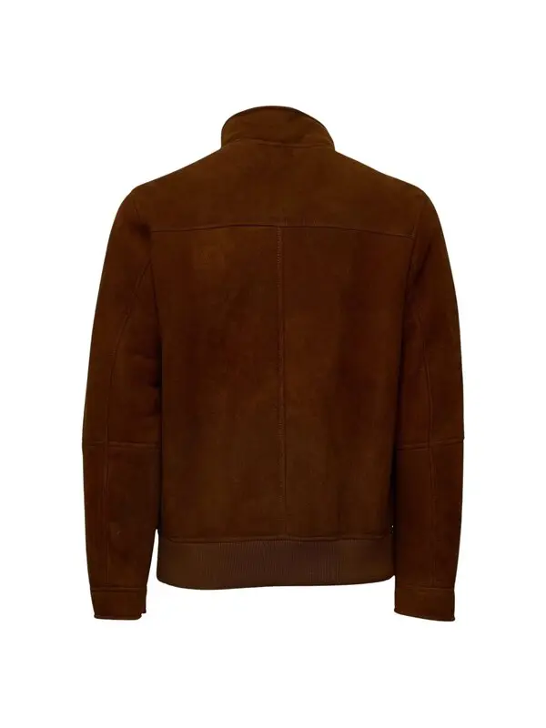 DONDUP Stand-collar Shearling Jacket
