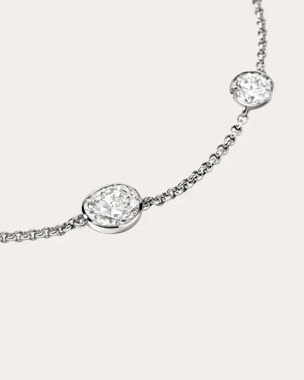 John Hardy Diamond Lovestruck Station Bracelet In Sterling