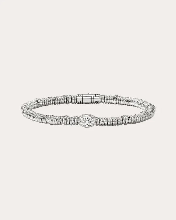 John Hardy Diamond Jh Lovestruck™ Heishi Bracelet - Silver