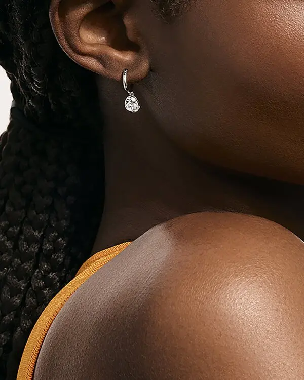 John Hardy Diamond Jh Lovestruck Hoop Earrings