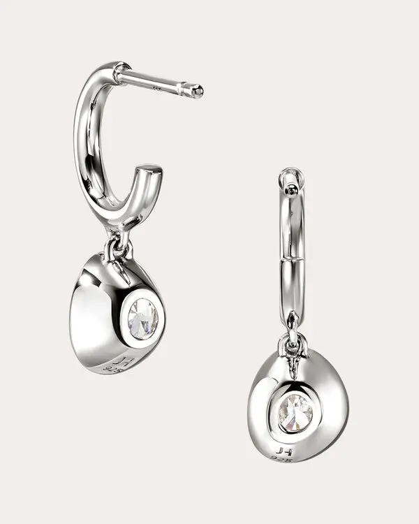 John Hardy Diamond Jh Lovestruck Hoop Earrings