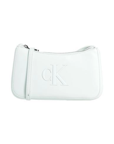 Calvin Klein Polyurethane Crossbody Bag - Light Green