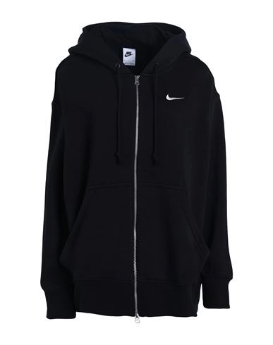 Nike Phoenix Fleece Oversized Full-zip Hoodie - Black