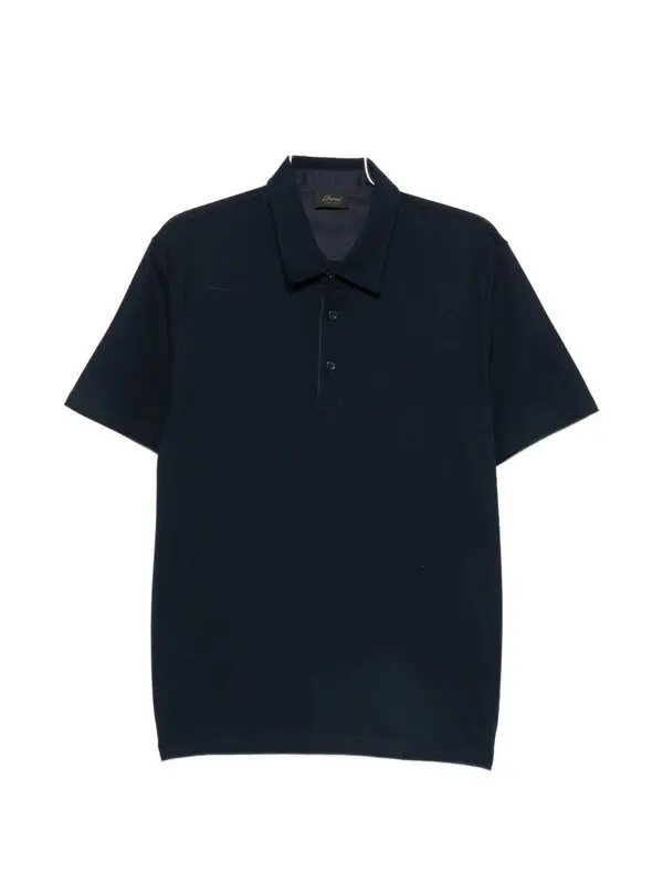 Brioni Piquet Cotton Polo Shirt