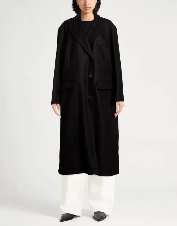MEIMEIJ Virgin Wool Blend Single-breasted Coat