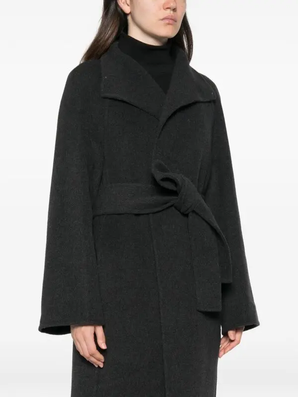 Khaite Romare Wool Coat - Grey