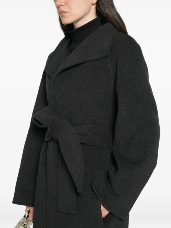 Khaite Romare Wool Coat - Grey