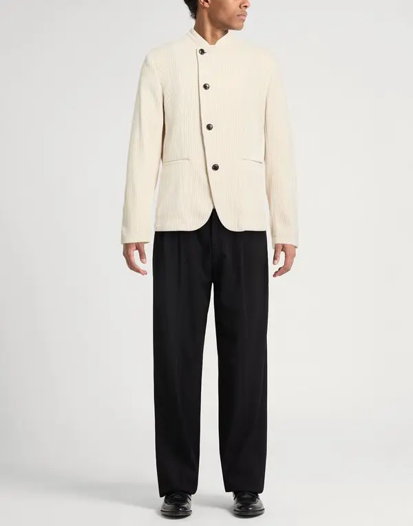 Emporio Armani Jacket Cream Size Polyester, Elastane