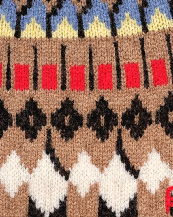 Polo Ralph Lauren Chunky Knit Fair Isle Beanie