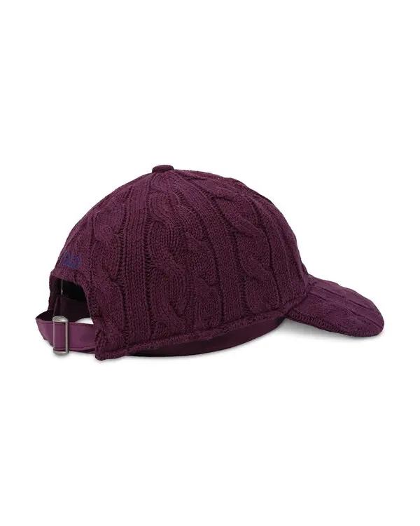Polo Ralph Lauren Classic Cable Knit Cap - Damson