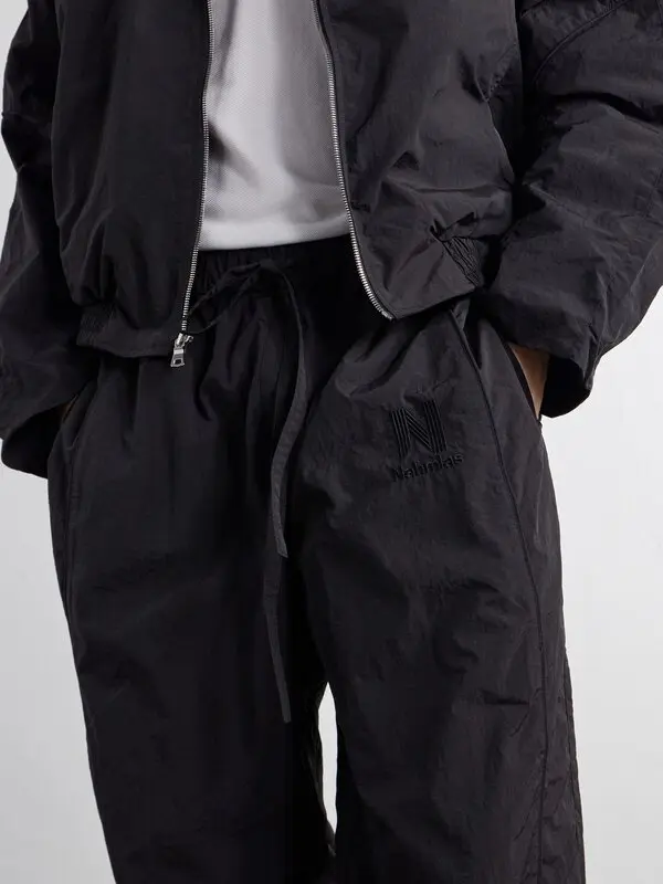 NAHMIAS Logo-appliquéd Straight-leg Shell Sweatpants