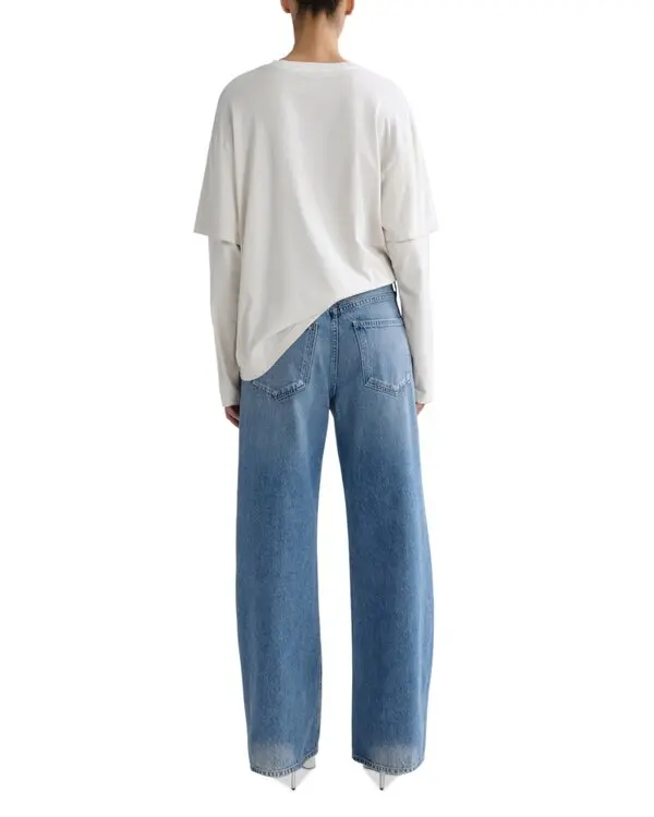 AGOLDE Low Curve High Rise Tapered Jeans