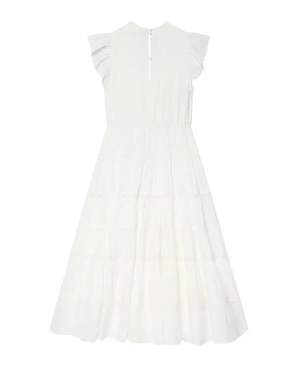 Mint Velvet Cotton Cheesecloth Tiered Maxi Dress