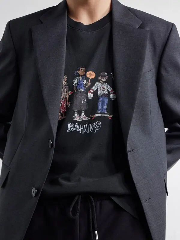 NAHMIAS Printed Cotton-jersey T-shirt