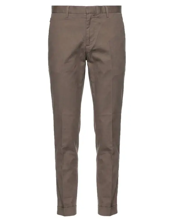 Emporio Armani Tailored Cotton Elastane Pants - Beige