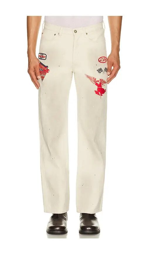 SAMUEL ZELIG Service Pant In White