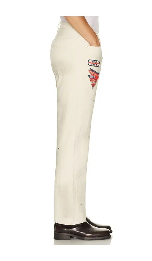 SAMUEL ZELIG Service Pant In White