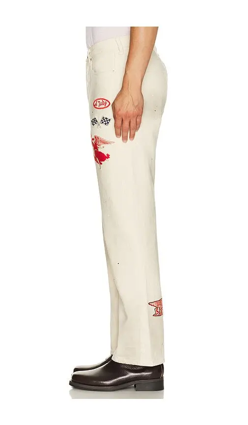 SAMUEL ZELIG Service Pant In White