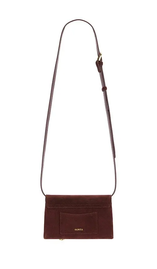 SANCIA X The Anouk Shoulder Bag In Chocolate