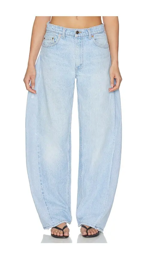 ALIGRACE The Monroe Barrel Jean - Light & Medium