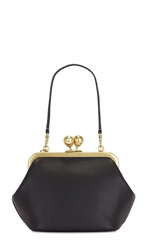 COACH Glovetanned Leather Kisslock Frame Bag