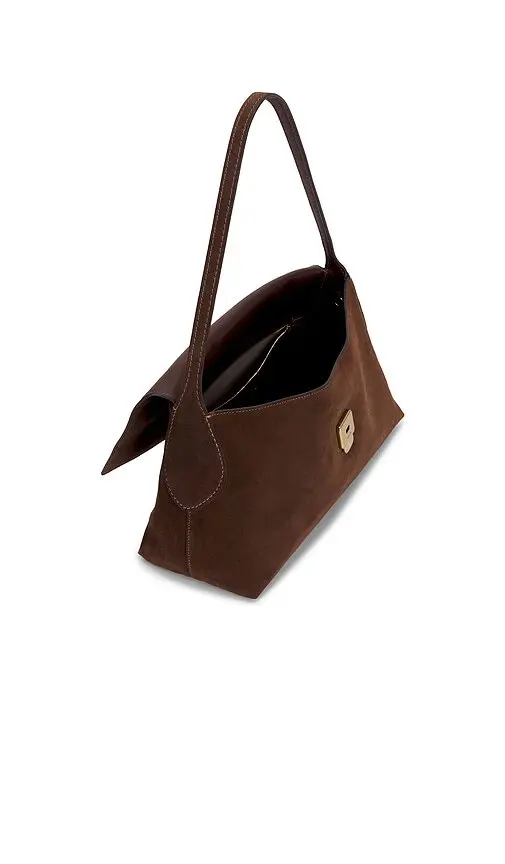 COACH Suede Chelsea Shoulder Bag 36 In Brown