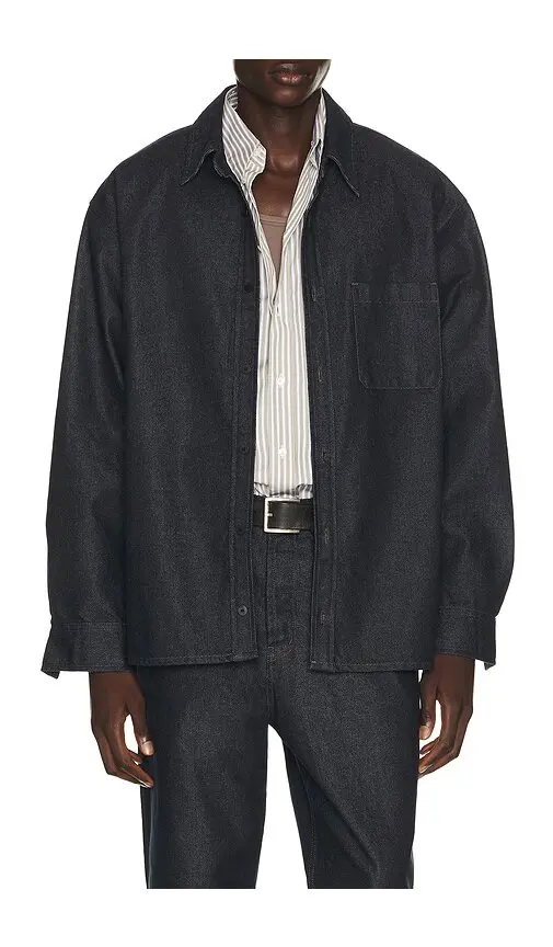 LE17SEPTEMBRE Denim Over Shirt In Blue