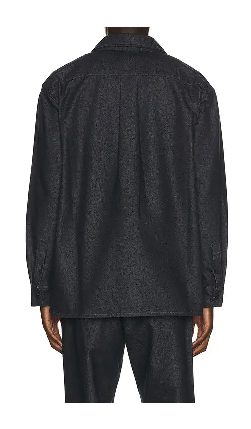 LE17SEPTEMBRE Denim Over Shirt In Blue
