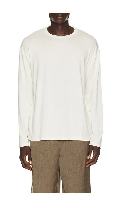 LE17SEPTEMBRE Wool Blend Long Sleeve Tee Shirt