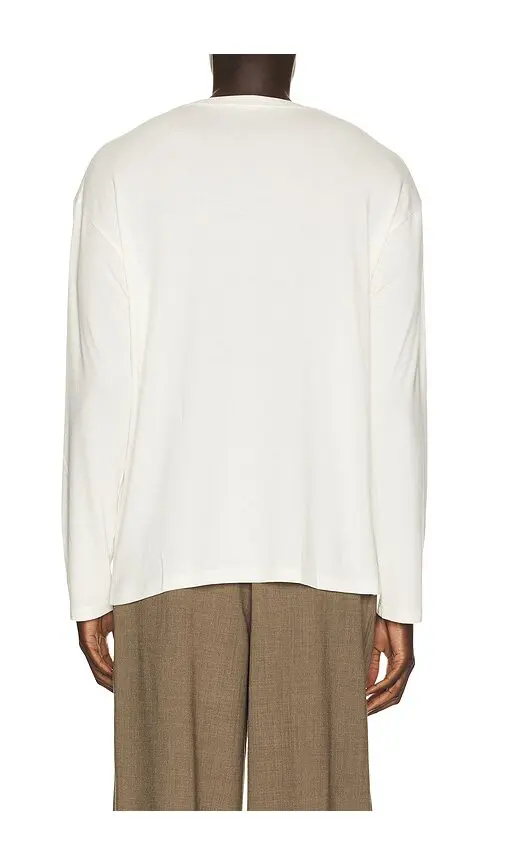 LE17SEPTEMBRE Wool Blend Long Sleeve Tee Shirt