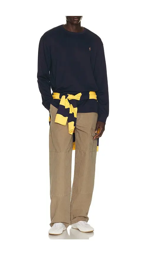 Polo Ralph Lauren Soft Touch Long Sleeve T-shirt In Blue