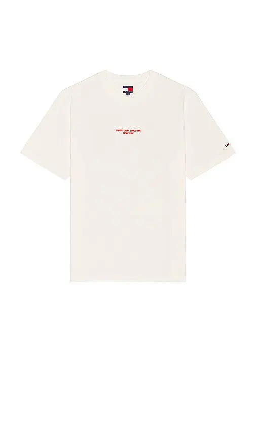 Tommy Hilfiger Relaxed Sailboat Tee In White