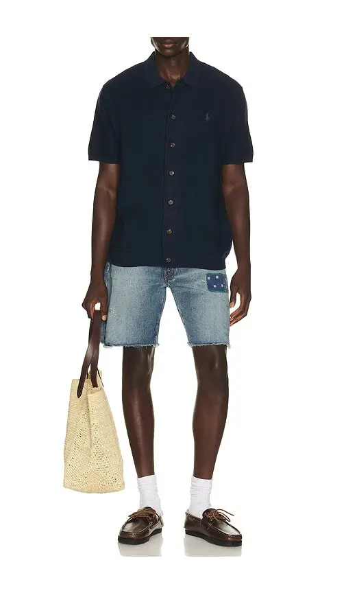 Polo Ralph Lauren Short Sleeve Cardigan - Bright Navy