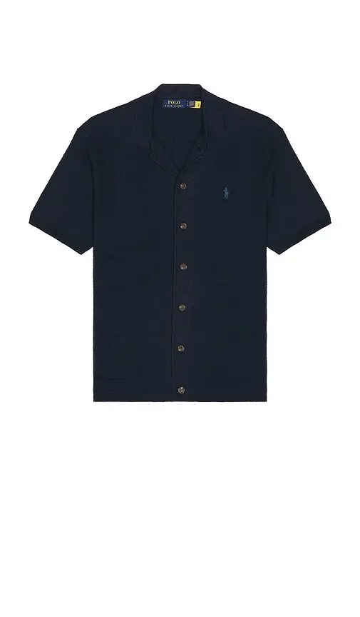 Polo Ralph Lauren Short Sleeve Cardigan - Bright Navy