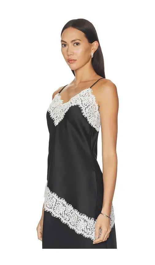 Astr The Label Analise Lace Trim Slip Dress