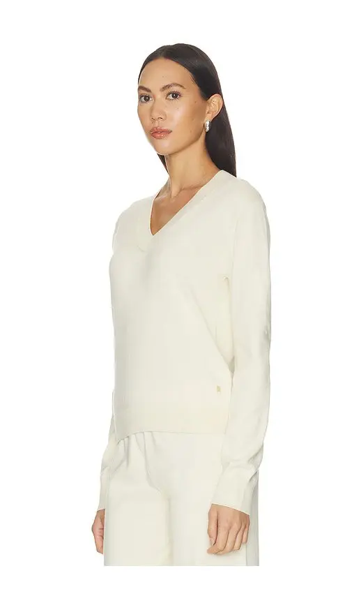 Eterne Cotton Cashmere V-neck Sweater
