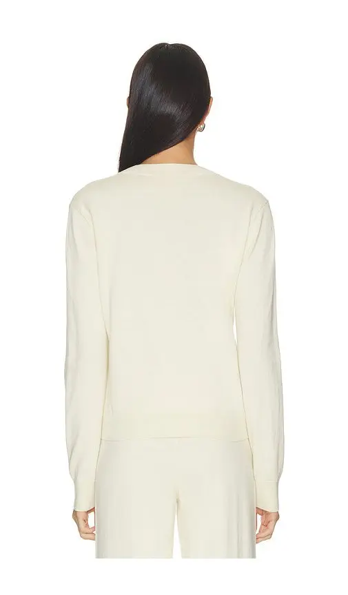 Eterne Cotton Cashmere V-neck Sweater