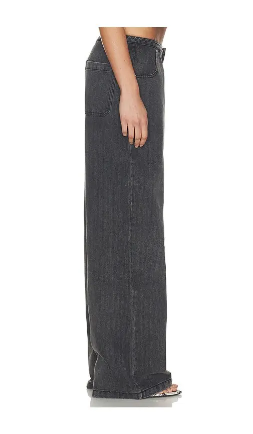 BY.DYLN Santal Jeans In Grey