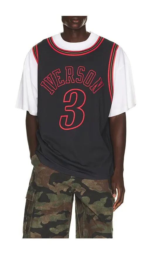 Mitchell & Ness Nba Allen Iverson Best In Class Short Sleeve Jersey