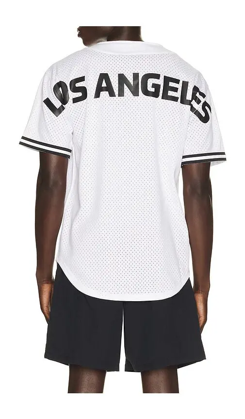 Mitchell & Ness Nba Los Angeles Lakers Monochrome Mesh Shirt