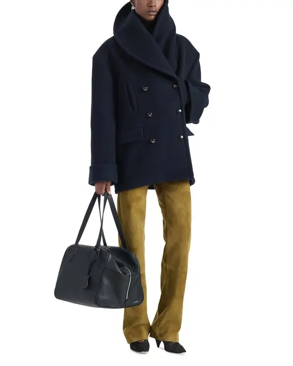 Altuzarra Maxi Cubetto Leather Shoulder Bag