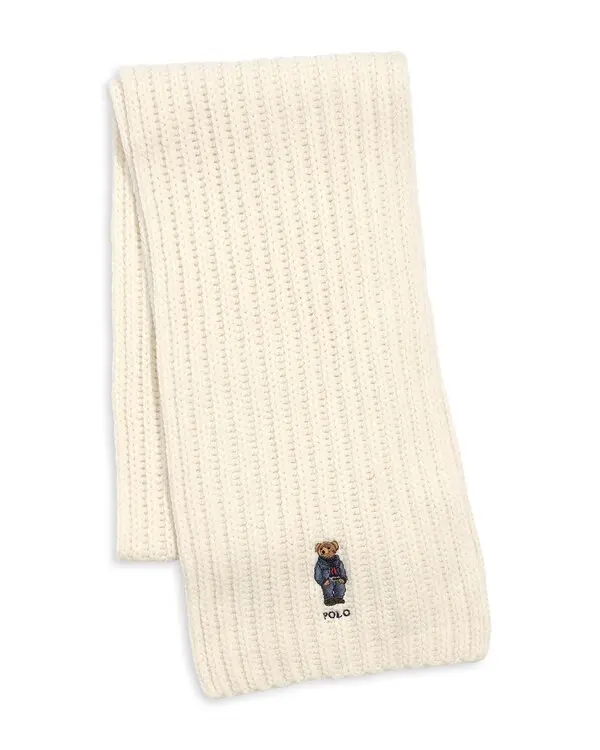 Polo Ralph Lauren Ralph Lauren Denim Bear Scarf - Cream