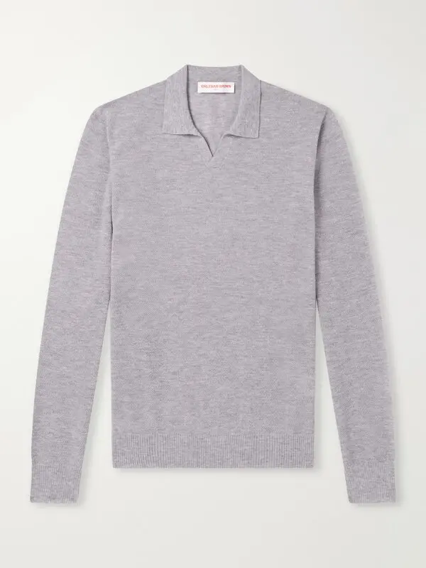 Orlebar Brown Bresson Cashmere Polo Shirt